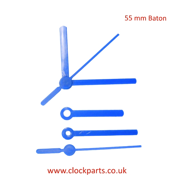 55mm Blue Baton • Clock Parts